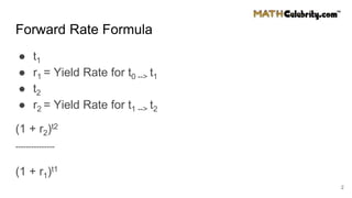 Forward Rate | PPTX