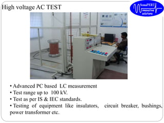Sona Electric Power Engineering and Testing Centre | PPTX
