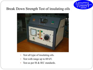 Sona Electric Power Engineering and Testing Centre | PPTX