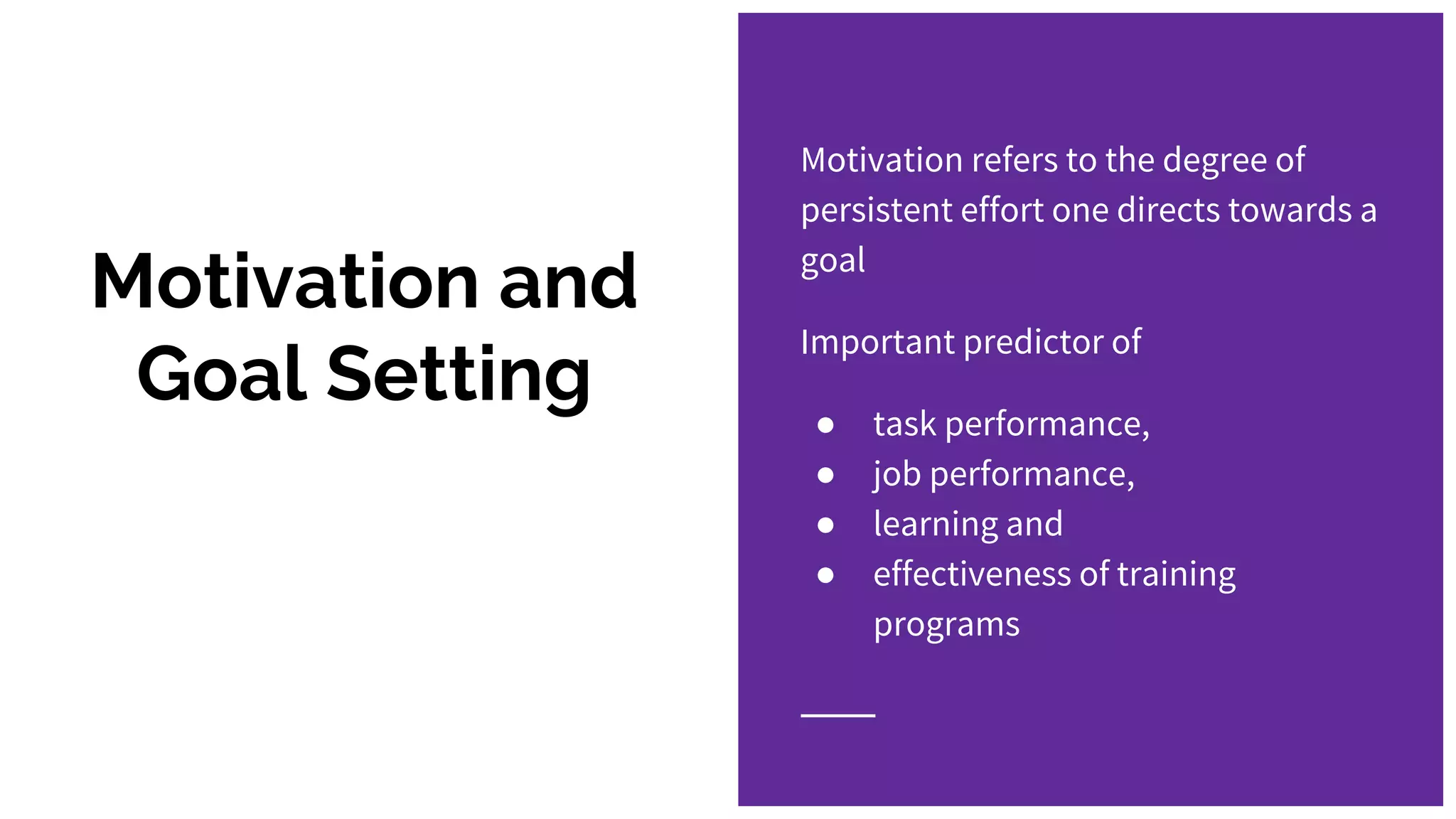 Goal Setting in Motivation Theory | PDF