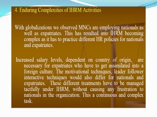 Dhrm vs ihrm | PPTX