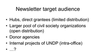 Dhrp project newsletter | PPTX