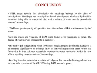 Dhruti Avlani - Basil Seed Mucilage | PPT