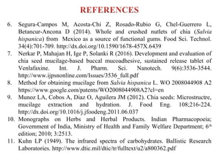 Dhruti Avlani - Chia Seed Mucilage | PPT