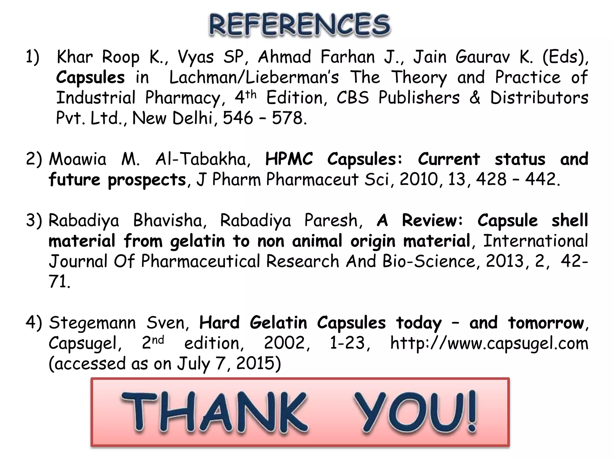 Dhruti Avlani - HPMC Capsules | PPTX