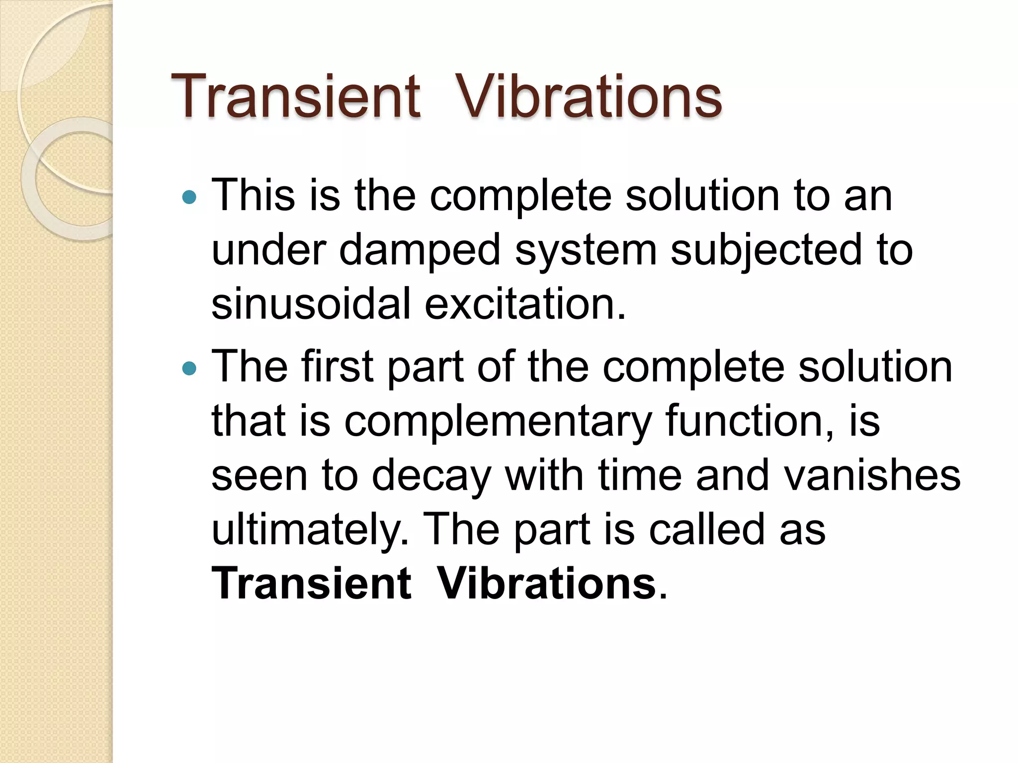 FORCE DAMPRD VIBRATION | PPTX