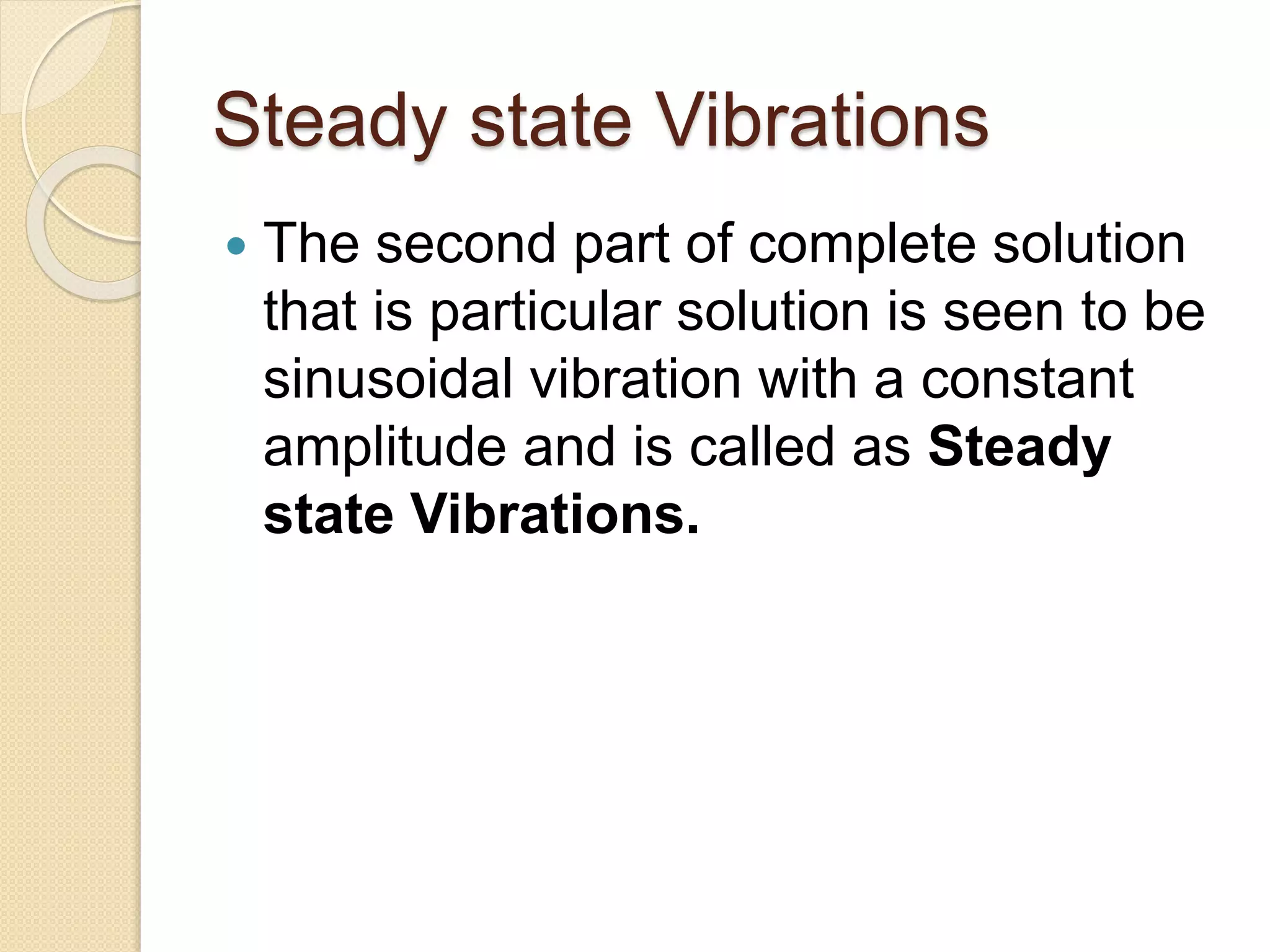 FORCE DAMPRD VIBRATION | PPTX