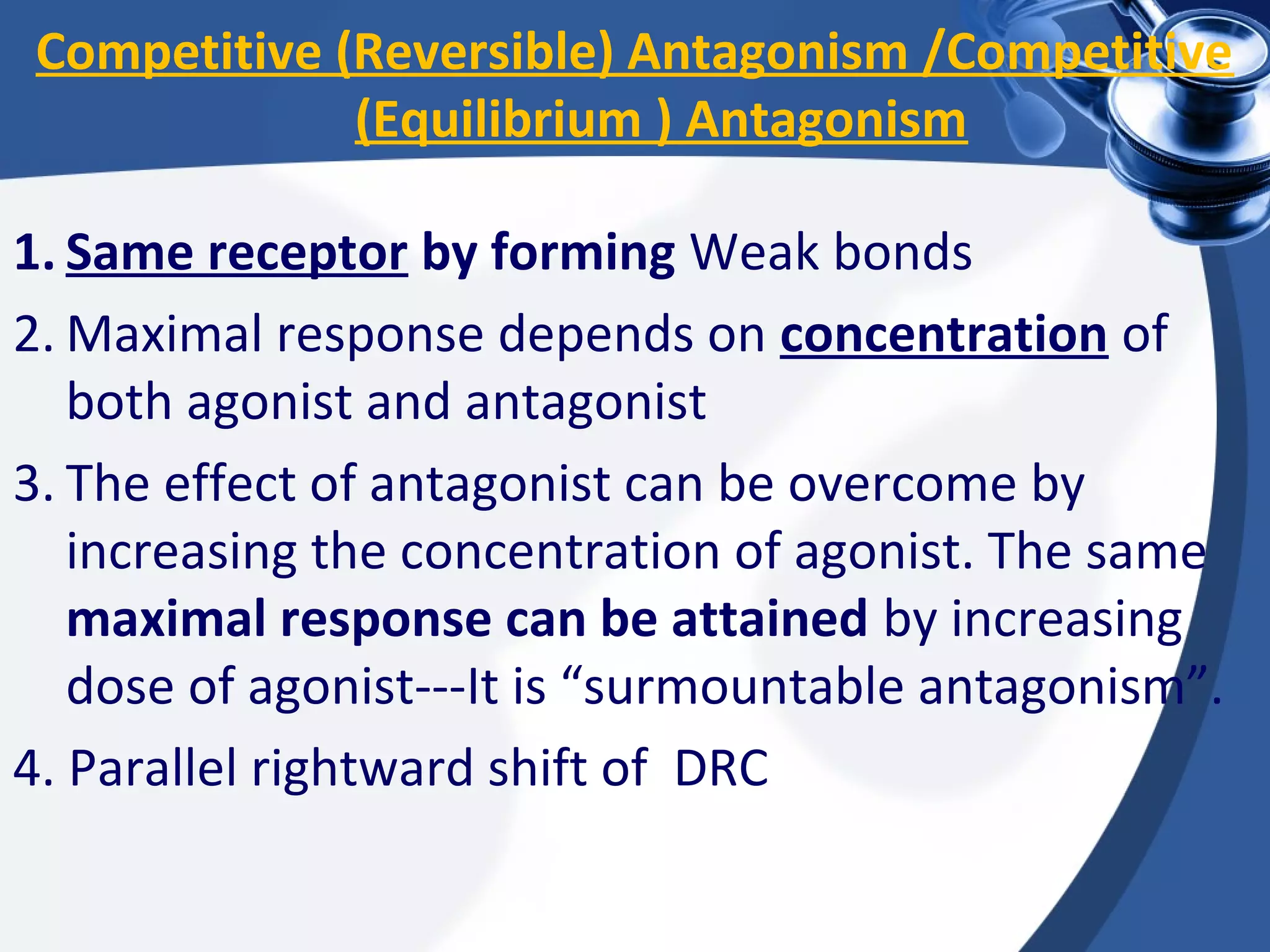 Combined effects of Drugs, Pharmacology | PPT