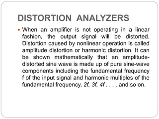 Signal Analysers | PPTX