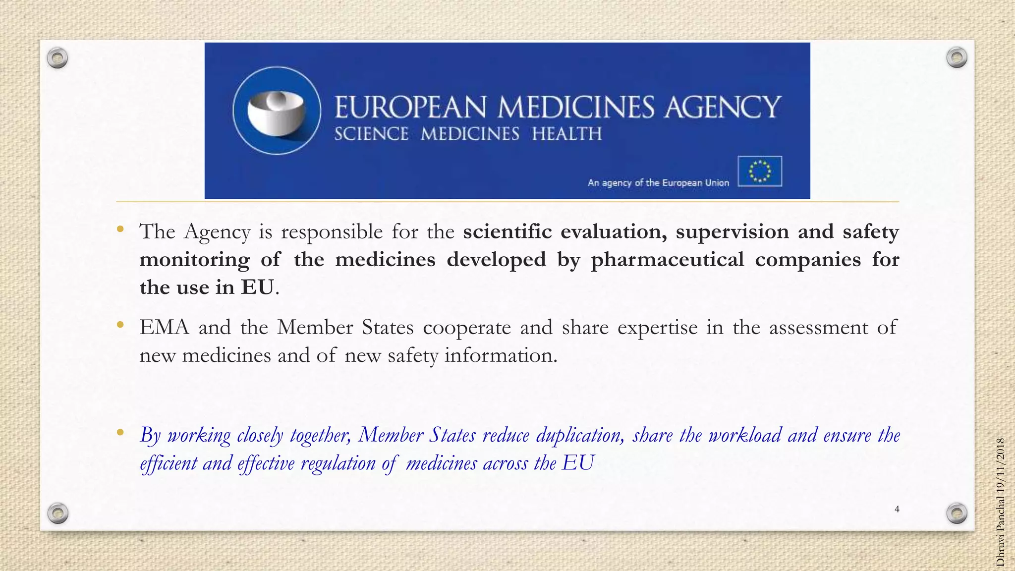 REGULATORY REQUIREMENTS OF EU, MHRA, TGA AND RoW COUNTRIES | PPTX