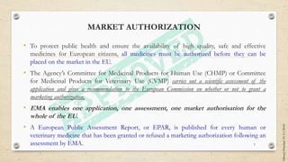 REGULATORY REQUIREMENTS OF EU, MHRA, TGA AND RoW COUNTRIES | PPTX