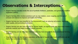 organic_farming in Practice in INDIA V/S GLOBAL | PPTX | Agriculture ...