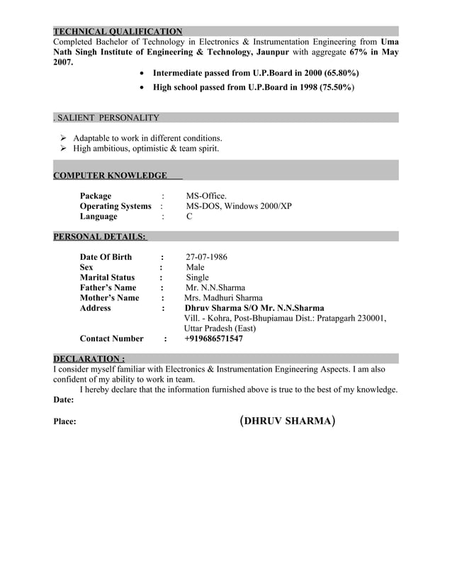 Dhruv Resume | PDF