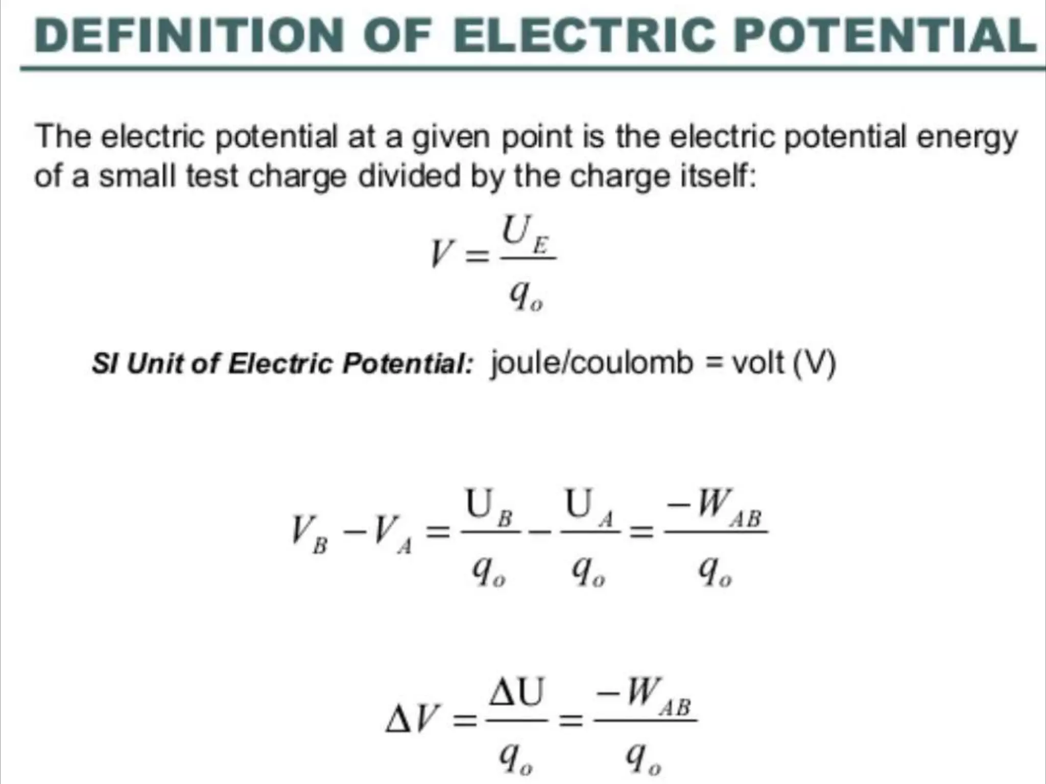 EME Project ppt on "Electric potential, Relationship between Electric ...
