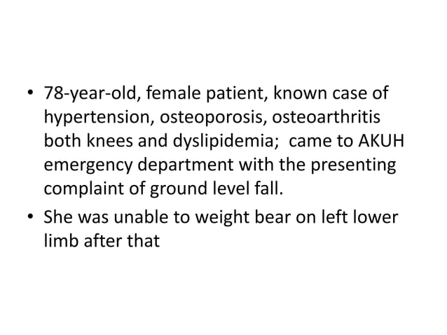 Dynamic hip screw with Trochanteric Stabilization plate Case ...
