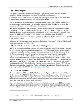 DHS 4300A Sensitive Systems Handbook | PDF | Operating Systems ...