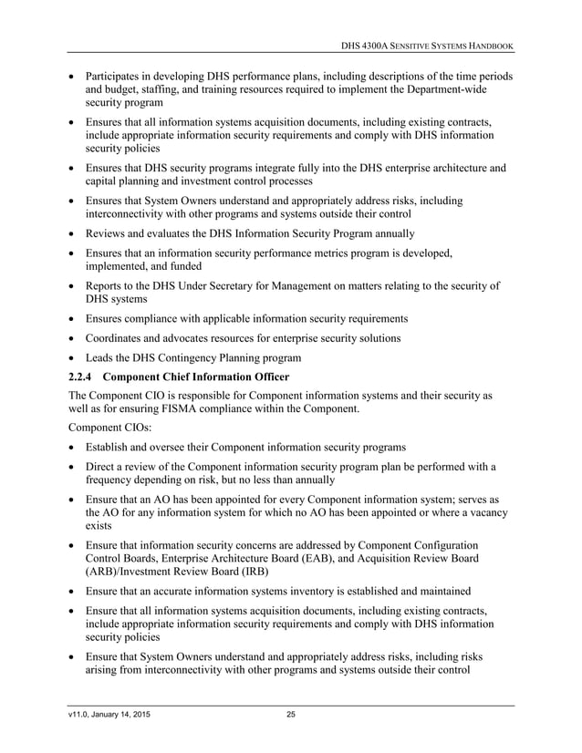 DHS 4300A Sensitive Systems Handbook | PDF