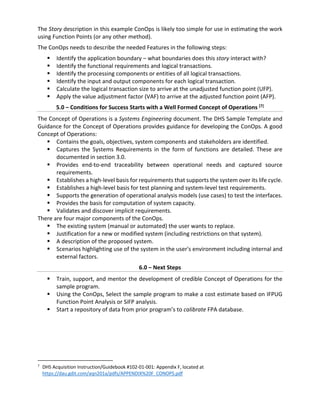 DHS - Using functions points to estimate agile development programs (v2) | PDF