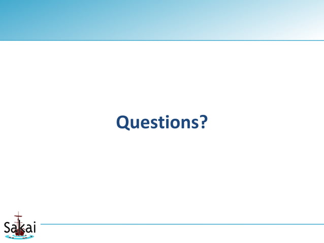 Development Of An Integrated Online Program Using Sakai | PPT