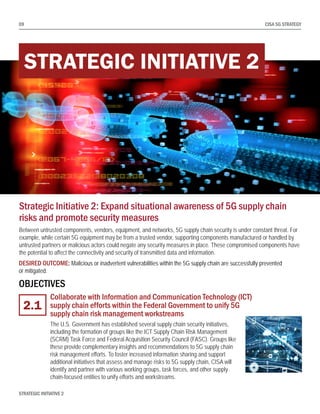 DHS CISA 5G Strategy 2020 | PDF