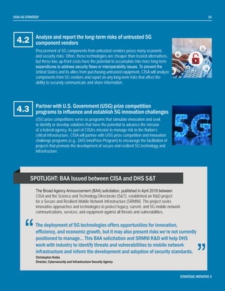 DHS CISA 5G Strategy 2020 | PDF