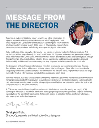 DHS CISA 5G Strategy 2020 | PDF