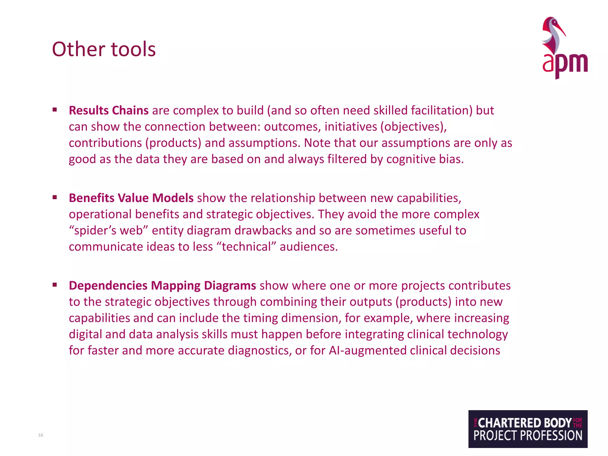 Benefits Management in Health and Care part 1: Identify and map target ...
