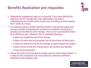 Benefits Management in Health and Care part 1: Identify and map target ...