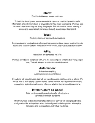 DHS DevOps Manifesto | PDF