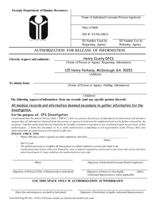 Dhs release of information form rev 100413 | DOCX