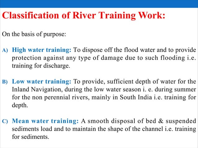 river training work | PDF | Geology | Science