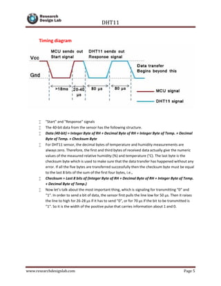 DHT11 Digital Temperature and Humidity Sensor | PDF