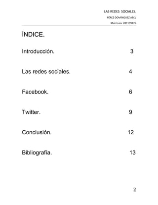 Ensayo Las Redes Sociales. | DOCX