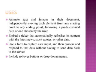 Dhtml | PPTX | Web Design and HTML | Internet