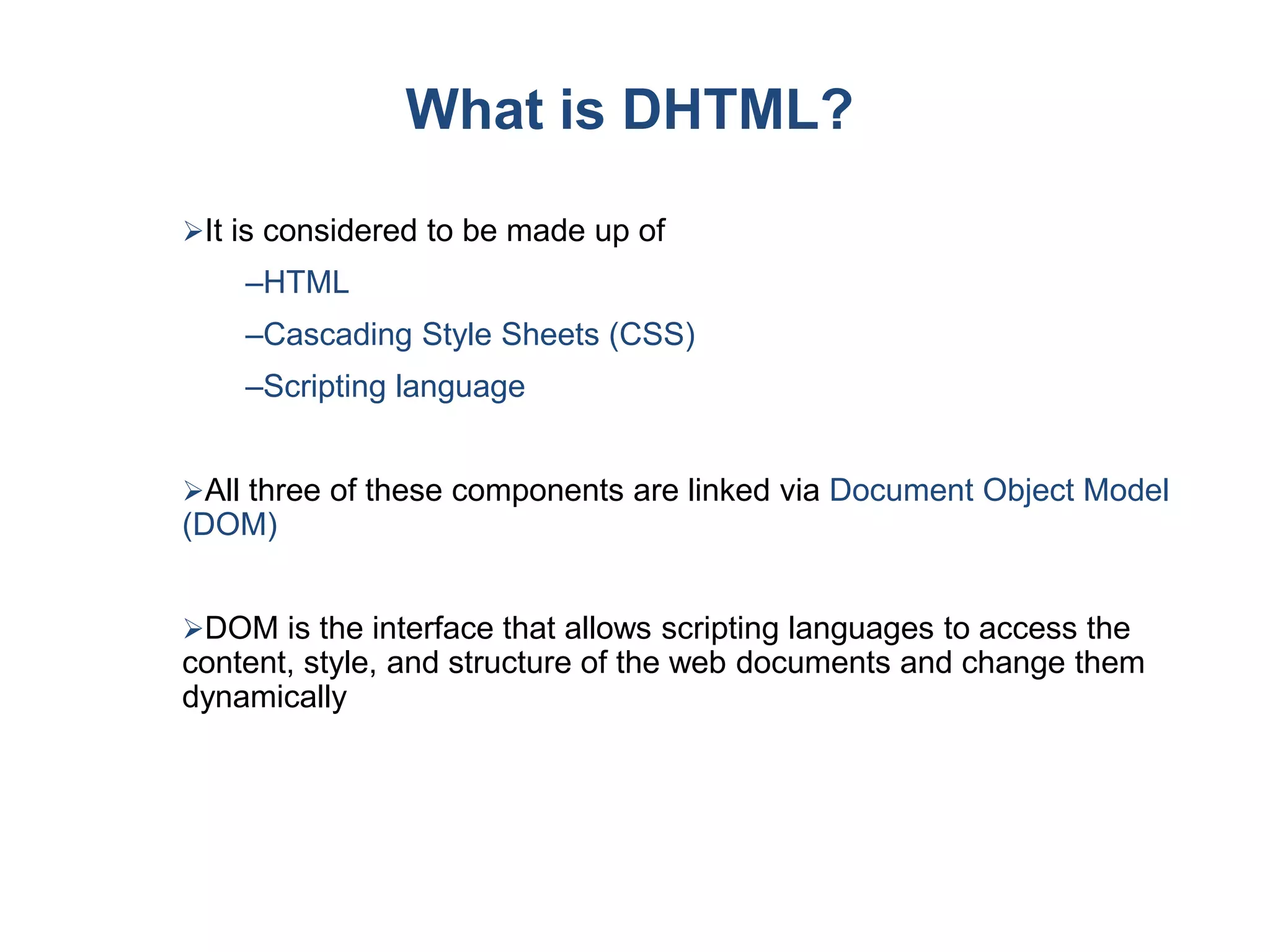 DHTML.ppt