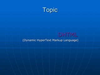 WEB DEVELOPMENT | PPTX