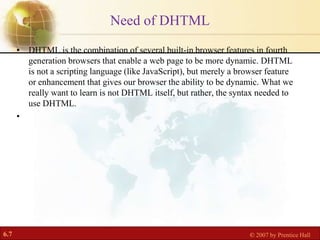 Dhtml ppt (2) | PPT