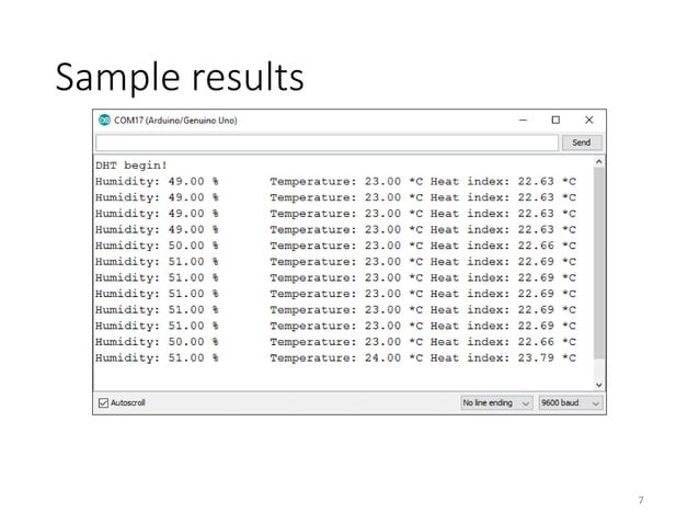 DHT11 with Arduino | PPTX | Computing | Technology & Computing