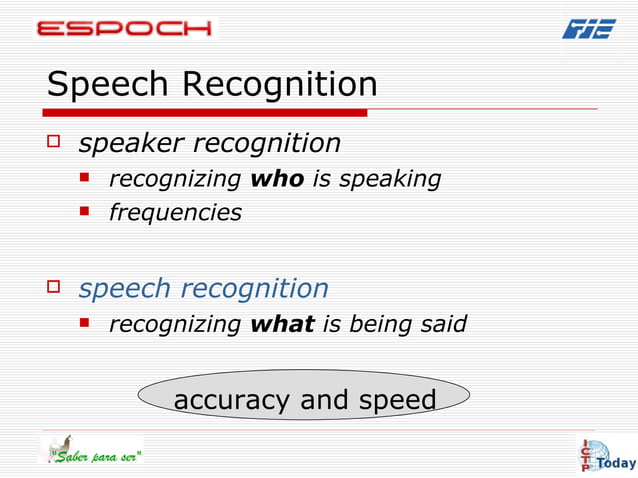 Speech Recognition | PPT | Digital Audio | Computer Software and ...