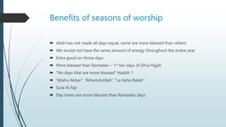 Ten Blessed Days of Dhul Hijjah | PPTX