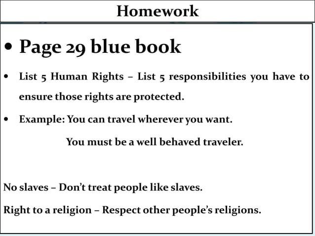 Human rights 3 | PPTX | Education