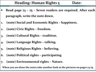 Human rights 5 | PPTX