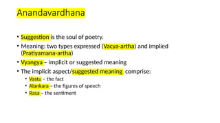 Dhvani asthetic powerpoint presentations | PPT