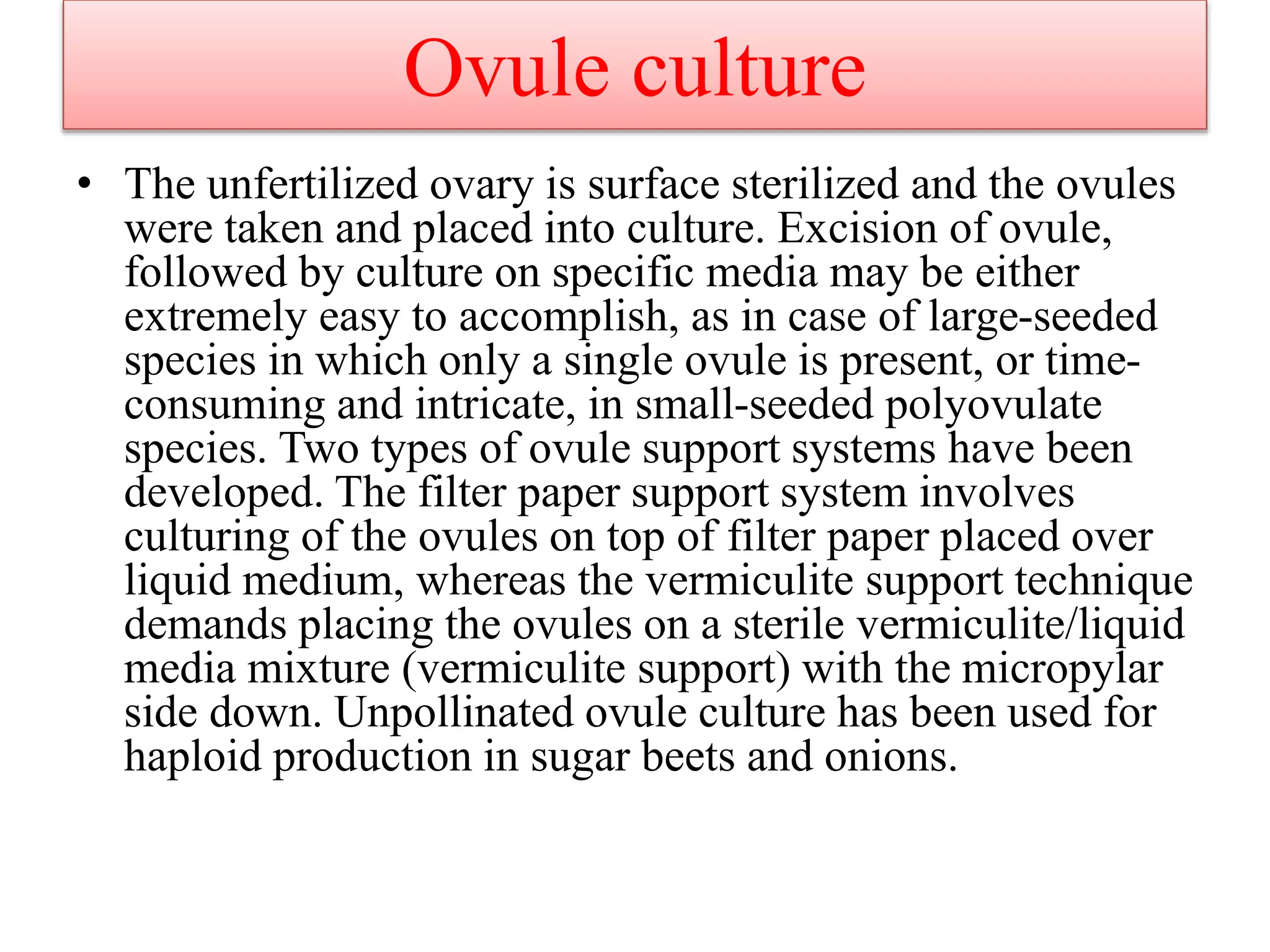 production of double haploid plants | PPTX