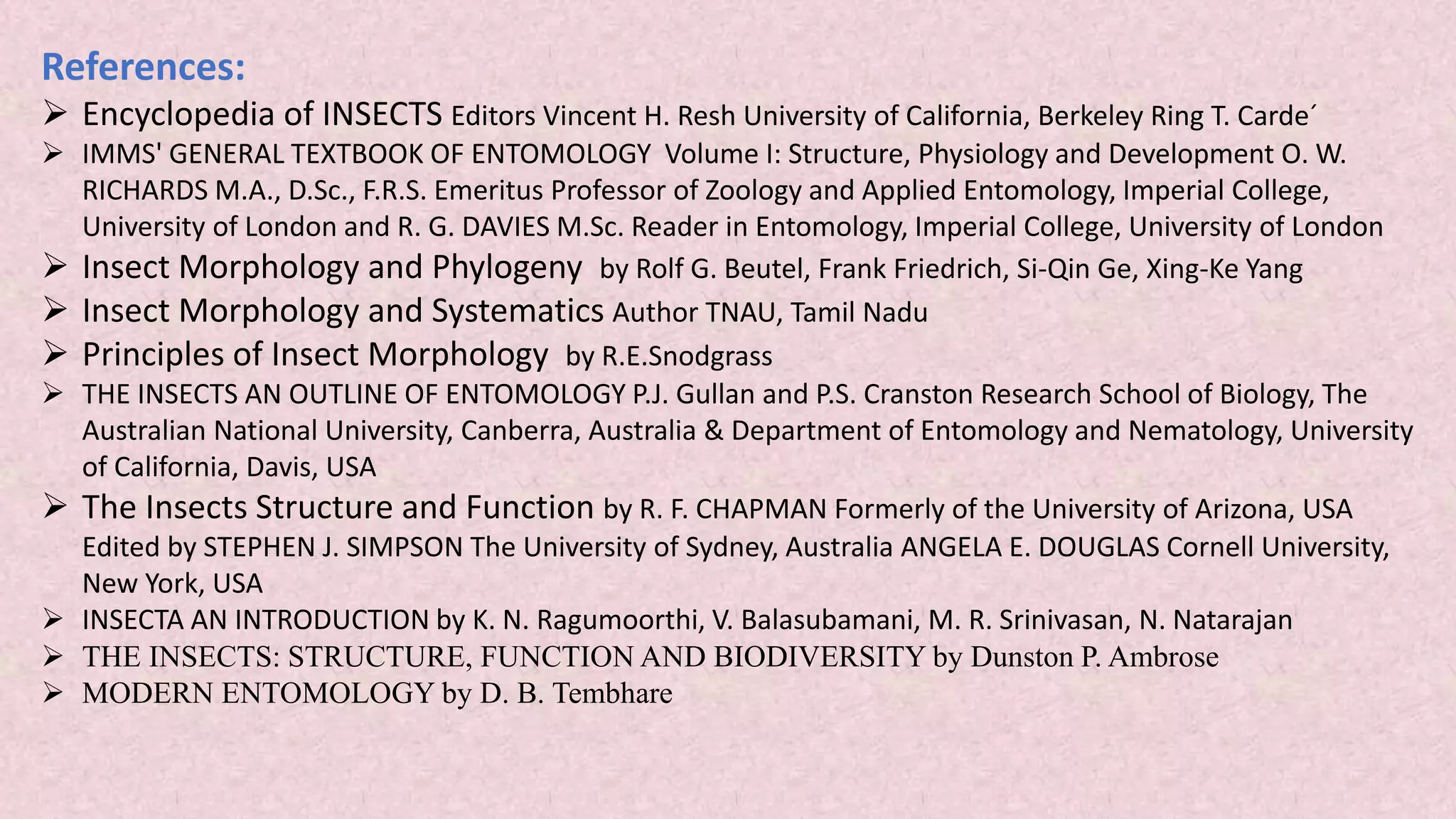 Insect body wall: It’s structure,cuticular outgrowth, colouration and ...