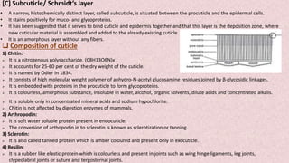 Insect body wall: It’s structure,cuticular outgrowth, colouration and ...