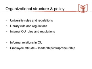 LIBER DH Working Group Workshop: Organisational Structure & Policy by ...