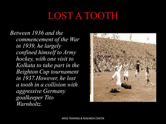 Dhyan chand - INDIAN HOCKEY PLAYER - Hitler saluted | PPT