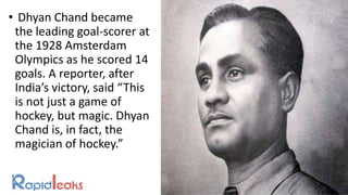 Dhyan Chand: 10 Interesting Facts About The Greatest Indian Field ...