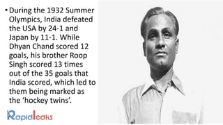 Dhyan Chand: 10 Interesting Facts About The Greatest Indian Field ...
